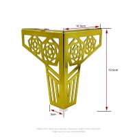 China Shiny Chrome Metal Table Legs Furniture Sofa Iron Table Legs Gold Metal Iron Sofa Feet Metal Furniture Legs for sale