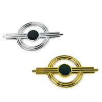 China New Glossy Hollow-out Plastic Furniture Decorative Buttons Shaped Like Golden Ringed Planets Minimalist Sofa Ornament Buckles for sale