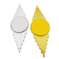 China Wing-shaped Decorative Button Accessories for Sofas Round Gold-plated Furniture Decorative Buttons at the Center for sale