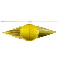 China Wing-shaped Decorative Button Accessories for Sofas Round Gold-plated Furniture Decorative Buttons at the Center for sale