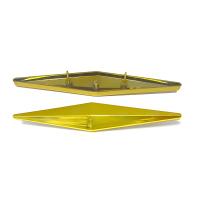 China Plastic Sofa Decorative Buttons Accessories Furniture Hardware Fitting of 20cm Length Rectangular Decorative V Shape Sofa Button for sale