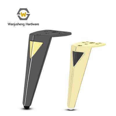 China Modern Metal Sofa Cabinet Legs & Support Parts for Dining/Kitchen/Bathroom Furniture-Durable Gold Finish for sale