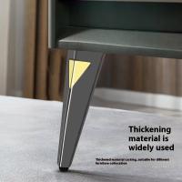 China Modern Metal Sofa Cabinet Legs & Support Parts for Dining/Kitchen/Bathroom Furniture-Durable Gold Finish for sale