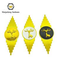 China Factory Direct Sales New Glossy Three-style Golden Deer/moose Sofa Decorative Buttons Furniture Sofa Armrest Ornaments for sale