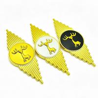 China Factory Direct Sales New Glossy Three-style Golden Deer/moose Sofa Decorative Buttons Furniture Sofa Armrest Ornaments for sale