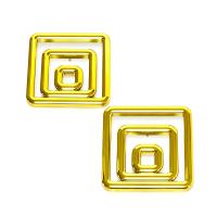 China Gold-Plated Plastic Multi-Functional Sofa Buckle Accessories Stylish Square Furniture Decorative Fittings for sale