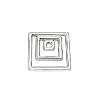 China Gold-Plated Plastic Multi-Functional Sofa Buckle Accessories Stylish Square Furniture Decorative Fittings for sale