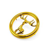 China Golden Deer-Shaped Sofa Buttons Nordic Style Decorative Buttons for Headboards & Curtains for sale