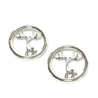 China Golden Deer-Shaped Sofa Buttons Nordic Style Decorative Buttons for Headboards & Curtains for sale