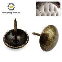 China High Quality Thickened Upholstery Nails Round Head Decorative Tacks for Sofa Background Wall & Soft Package for sale