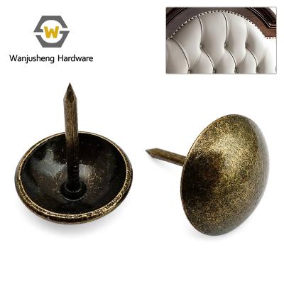 China High Quality Thickened Upholstery Nails Round Head Decorative Tacks for Sofa Background Wall & Soft Package for sale