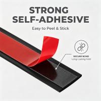 China Home DIY Upgraded Self-Adhesive Flexible PVC Water-Proof Surface Edge Trim Wall Ceiling Background Wall Decorative Sealing Strip for sale