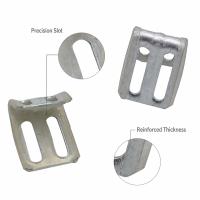 China Customizable 4-Hole Sofa Spring Clip Half-Set Rubber-Coated Spring Furniture Hardware Connector for Sofa for sale