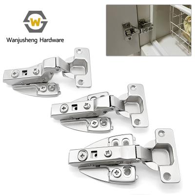 China Thickened 35mm Cup Diameter Hydraulic Soft Close Hinge Detachable Base Full Overlay for Wardrobe & Cabinet Doors for sale