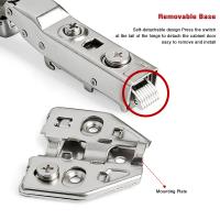 China Adjustable Hydraulic Soft Close Hinge 3D Concealed Damping Hinge for Wardrobe & Cabinet Doors for sale