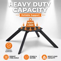 China Electroplated Metal Four-Claw Swivel Sofa/Office Seat Base Frame Hardware Support Foot Replacement for sale