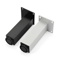China Square Thickened Metal Cabinet Legs Adjustable Furniture Support Feet for Sofa Coffee Table Height Increase Accessories for sale