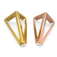 China Thickened Metal Triangular Hollow Furniture Legs Support Feet Hardware Accessories for Sofa Coffee Table Dining-Heavy Duty Easy for sale