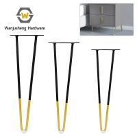 China Heavy-Duty Strong Metal Table Leg Bracket V-Shape Wire Legs for Dining Bench Coffee Table Tea Table Living Room Furniture for sale