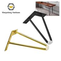 China Luxury Light-Style Metal Support Legs for Sofa & Coffee Table 2-Bar / 3-Bar Metal Wire Hairpin-Style Table Leg Bracket for sale