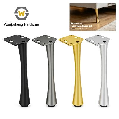 China Light Luxury Modern Waist-Shaped Metal Furniture Leg Wrought Iron Sofa & Coffee Table Leg Cabinet Foot Hardware Fittings for sale