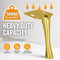 China Light Luxury Modern Waist-Shaped Metal Furniture Leg Wrought Iron Sofa & Coffee Table Leg Cabinet Foot Hardware Fittings for sale