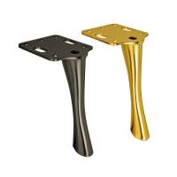 China Light Luxury Modern Waist-Shaped Metal Furniture Leg Wrought Iron Sofa & Coffee Table Leg Cabinet Foot Hardware Fittings for sale