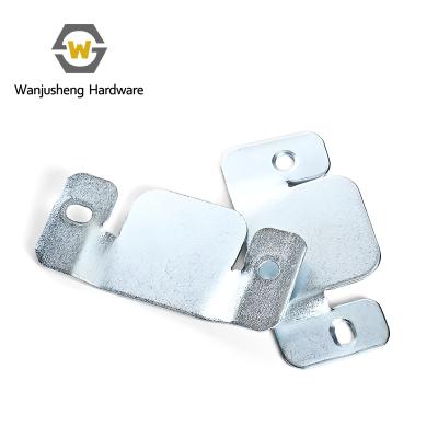 China Galvanized Metal Connector Mountain Shape Sofa Insert Bracket Furniture Hanging Buckle Photo Frame Wall Decor Fastening Clip for sale