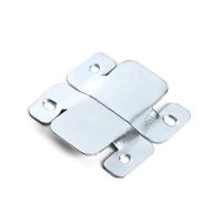 China Galvanized Metal Connector Mountain Shape Sofa Insert Bracket Furniture Hanging Buckle Photo Frame Wall Decor Fastening Clip for sale