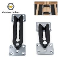 China Adjustable Crocodile Buckle Sofa Bottom Separate Combination Connector Furniture Fastener Accessory for sale
