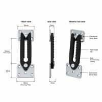 China Adjustable Crocodile Buckle Sofa Bottom Separate Combination Connector Furniture Fastener Accessory for sale