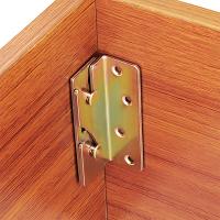 China Thickened High Load Bearing Reinforced Iron Bed Hinge Heavy Duty Insert Type Fastener Furniture Bathroom Modern Bed Buckle for sale