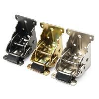 China 90 Degree Self Locking Hinge Folding Hinge for Coffee Table Leg Folding Invisible Bracket for Dining Table Connecting Leg for sale
