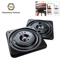 China Multi-Functional Modern Sofa Iron Frame Thickened Square Turntable 360 Rotatable Heavy-Duty Steel Ball Bearing Dining Kitchen for sale