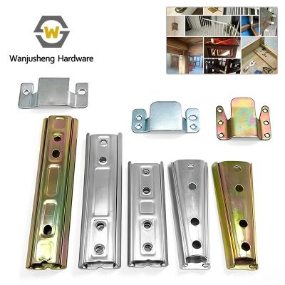 China Thickened Invisible Folding Sofa Backrest Hinge Clips Universal Heavy-Duty Bed Hooks Hidden Connecting Angle Brackets for sale