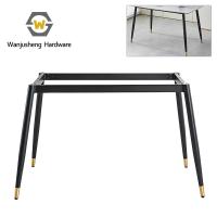 China Modern-Designed Black-Gold Durable Iron Coffee Table Leg Support Bracket Furniture Base for Office & Living Room for sale