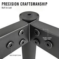 China Modern-Designed Black-Gold Durable Iron Coffee Table Leg Support Bracket Furniture Base for Office & Living Room for sale