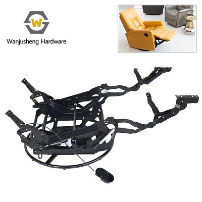 China Modern Simple Sliding & Swivel Recliner Base Frame Multi-Functional Hardware Base for Leisure Sofa Furniture for sale