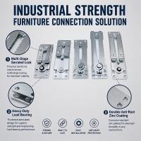 China Furniture Hardware Accessories Long Sofa Connecting Buckle Assembly Insert Piece Shark Mouth Connector Sofa Interlocking Buckle for sale