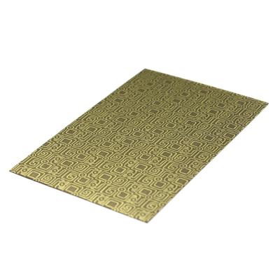 China 1mm Thick Prime Cold Rolled Stainless Steel Sheet Champange  304 316 Decorative Metal for sale