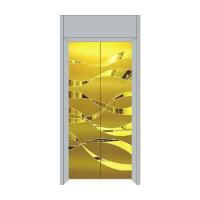 China Elevator Door 4 x 8 Stainless Steel Panels HL Custom Plate 201 304 Titanium Gold Etched for sale