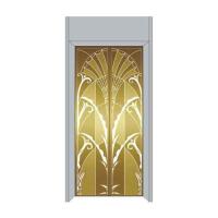 China 304 410S Elevator Stainless Steel Sheet Plate Etching Mirror PVD Gold Coated for sale