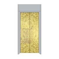 China 304 410S Elevator Stainless Steel Sheet Plate Etching Mirror PVD Gold Coated for sale