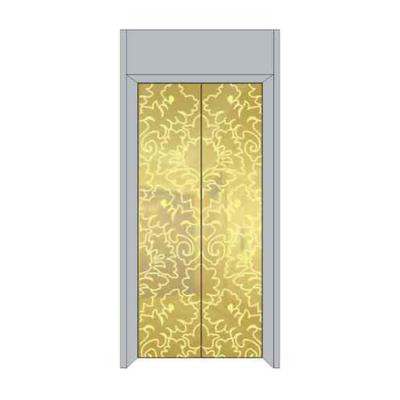 China 304 410S Elevator Stainless Steel Sheet Plate Etching Mirror PVD Gold Coated for sale