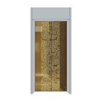 China 1219mm 304 Custom Stainless Sheet Metal Embossed 8k No.8 Gold Etching Elevator for sale