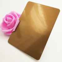 China 0.7mm Hairline Finish Stainless Steel Sheet Bright Annealed 201 304 316 Copper Brushed for sale