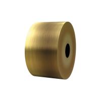 China 304 316L 1.2mm Stainless Steel Sheet Roll Hairline 1250mm Finished Golden Coated for sale