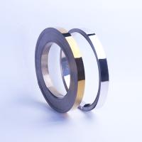 China 100mm Mirror Polished Stainless Steel Strip Decorative SS 201 Slit Edge for sale