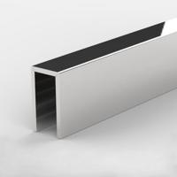 China 304 316 Brushed Stainless Steel Tile Trim 10mm U Shape Mirror for sale