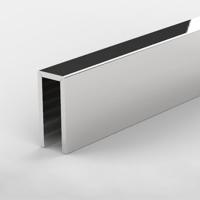 China 304 316 Brushed Stainless Steel Tile Trim 10mm U Shape Mirror for sale